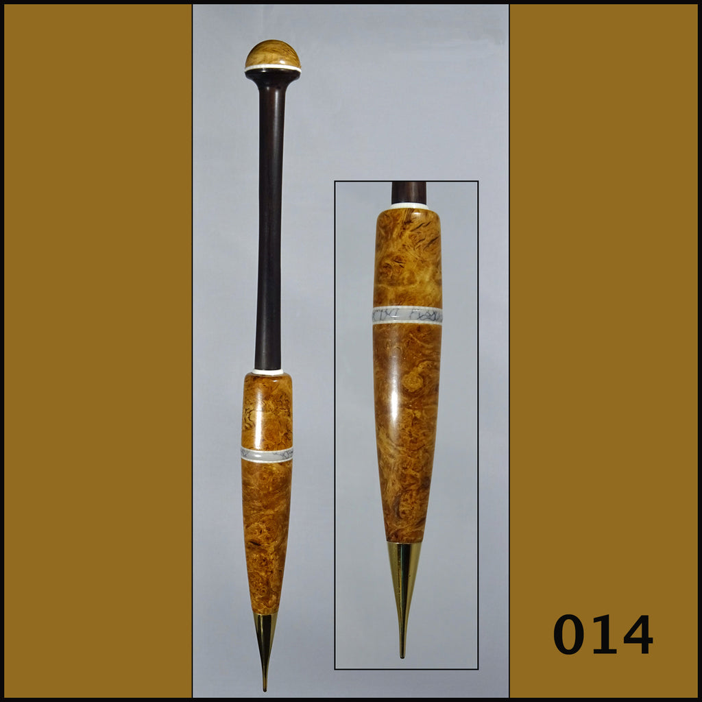 014 Large Stabilised Wood Bobbin – Artisan Bobbins